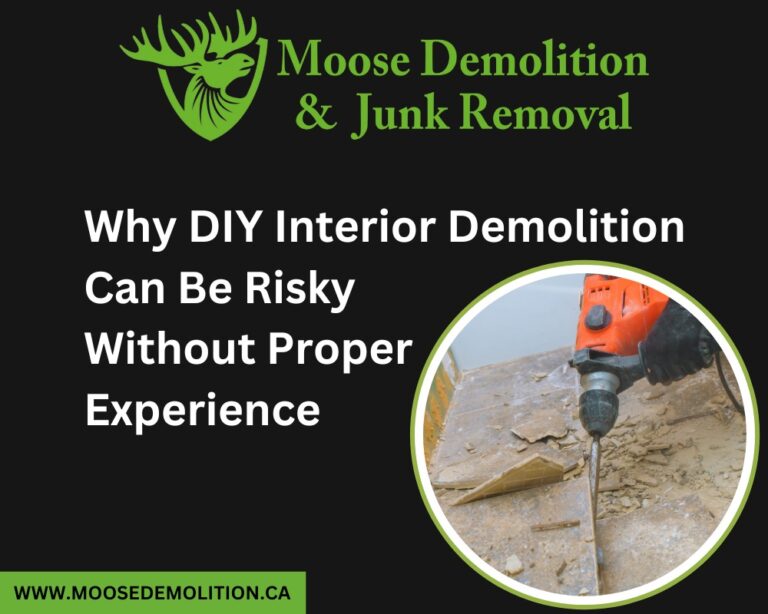 Why DIY Interior Demolition Can Be Risky Without Proper Experience